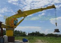 China CCS Certificate Telescopic Boom Crane High Strength For Lifting Bulk Cargo for sale