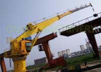 China CCS Certificate Telescopic Boom Crane High Strength For Lifting Bulk Cargo for sale