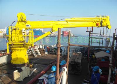 China 1t telescopic Marine hydraulic crane with ABS Class and advanced components for sale