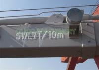 China Fixed Telescoping Boom Crane 7T 10M Hydraulic Deck Crane Customized Simple Design Easy Maintenance for sale