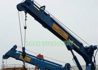 China Fixed Telescoping Boom Crane 7T 10M Hydraulic Deck Crane Customized Simple Design Easy Maintenance for sale