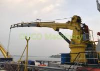 China 30m telescopic Marine hydraulic crane with ABS Class and advanced components for sale