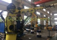 China 1.5t Marine Telescopic Hydraulic Crane 14m Working Radius 30m/min Hoisting Speed for sale