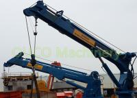 China 7t Marine Telescopic Hydraulic Crane 10m Radius 37KW Power IP55 for sale