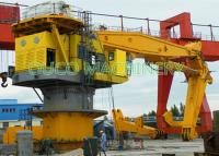 China 100T 10M Heavy Duty Knuckle Boom Marine Deck Crane Electro-Hydraulic 680KW 415V for sale