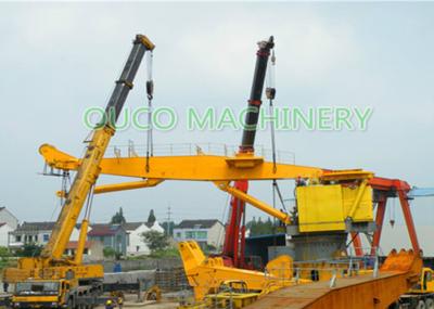 China 100T 10M Heavy Duty Knuckle Boom Marine Deck Crane Electro-Hydraulic 680KW 415V for sale