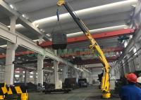China Yellow Pedestal Foldable Crane 1.5T 15M with CCS ABS BV Certificate for sale