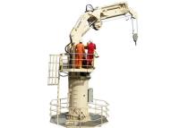 China Electric Hydraulic Folding Boom Crane 2.5T 22M for Ship Offshore Deck for sale