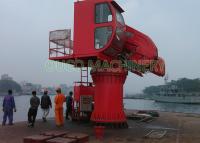 China 20m Hydraulic Folding Boom Crane 5t Capacity Marine Overload Protection for sale