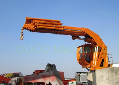 China Hydraulic Folding Boom Crane 5t SWL 20m Radius Marine Duty for sale