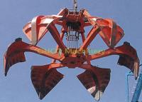 China Six Ropes Mechanical Grapple Bucket Orange Peel High Grabbing Efficiency for sale