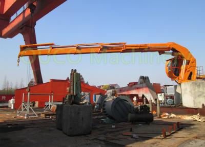 China Impact Resistant Telescopic Boom Crane 5t 20m Electric Hydraulic Marine Crane for sale
