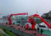 China OUCO 5T20M Hydraulic Folding Telescopic Knuckle Boom Marine Deck Crane for sale