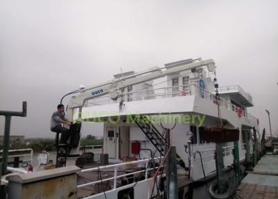China Electro Hydraulic Marine Yacht Tender Crane Telescopic Knuckle Boom 0.98T 5M for sale