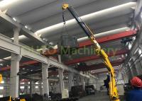 China Marine Telescopic Boom Crane 3t SWL 8m Radius High Safety Low Power Consumption for sale