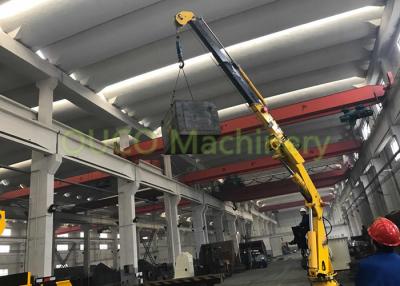 China Marine Telescopic Boom Crane 3t SWL 8m Radius High Safety Low Power Consumption for sale
