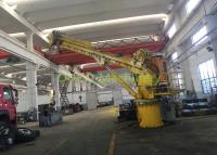 China OUCO 1T30M Hydraulic Telescopic Boom Marine Pedestal Crane 45kW for sale