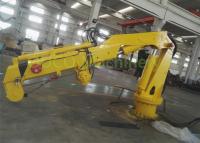 China Hydraulic Marine Crane Full Folding Telescopic Jib Boom 5t 20m for sale