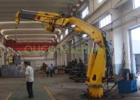 China Hydraulic Marine Crane Full Folding Telescopic Jib Boom 5t 20m for sale