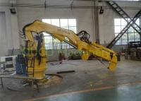 China Vessel Hydraulic Deck Crane Folding Boom High Efficiency Low Power Consumption for sale