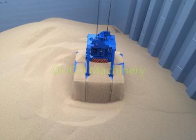 China 10 Cubic Electric Hydraulic Clamshell Grab Bucket 2 Peels for Sand Coal for sale