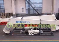 China Marine Deck Fixed Boom Crane 5t 6m Radius Overload Protection Steel Structure IP56 for sale
