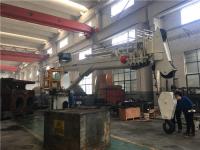 China Hydraulic Offshore Pedestal Crane 3T@30M 30T@6M Telescopic Boom Marine Deck Crane 90KW for sale