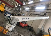 China Electric Jib Crane 4T 5m Boat Lifting Marine Deck Crane 13kW 440V for sale