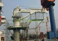 China OUCO 4T15M Marine Pedestal Jib Deck Hydraulic Electrical Crane 45kW 440V for sale