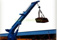 China Telescopic Boom Hydraulic Pedestal Marine Crane 7T at 10M Long Service Life for sale