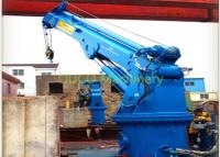 China Telescopic Boom Hydraulic Pedestal Marine Crane 7T at 10M Long Service Life for sale