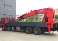 China 100T Truck Mounted Boom Crane Full Power Boom Lorry Crane 13m Radius 16.5m Hoisting Height for sale
