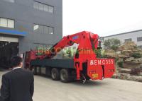 China 100T Truck Mounted Boom Crane Full Power Boom Lorry Crane 13m Radius 16.5m Hoisting Height for sale