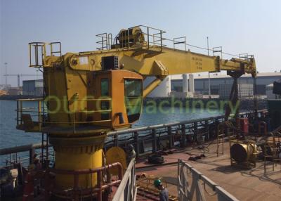 China Marine Deck Crane 30T ABS Class Hydraulic Pedestal Crane 30m Radius for sale