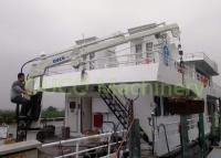 China 1 Ton Knuckle Jib Crane 5m Radius 15m Hoisting Height Marine Hydraulic Crane for sale
