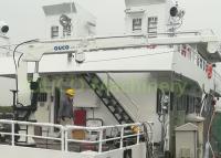 China Service Davit Crane Tested On Board Ship Deck Crane With CCS Certificate for sale