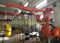 China OUCO 3T 4M Offshore Pedestal Crane Stiff Boom Marine Deck Hydraulic 15KW for sale