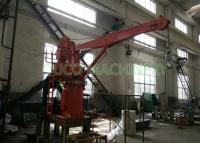 China OUCO 3T 4M Offshore Pedestal Crane Stiff Boom Marine Deck Hydraulic 15KW for sale