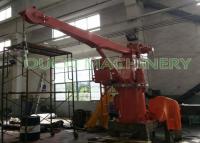 China OUCO 3T 4M Offshore Pedestal Crane Stiff Boom Marine Deck Hydraulic 15KW for sale