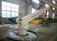 China Marine Stiff Boom Crane , Electrical Dinghy Davit Crane Running Smoothly for sale