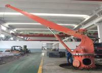 China OUCO 3T 9M Stiff Boom Marine Deck Crane 15KW 415V Pedestal Boat Davit Crane for sale