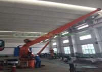 China OUCO 3T 9M Stiff Boom Marine Deck Crane 15KW 415V Pedestal Boat Davit Crane for sale