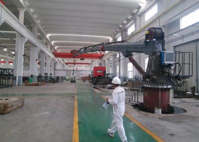 China Electric Hydraulic Marine Deck Crane Telescopic Boom 0.85T 31M 45KW AC415V for sale