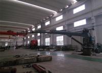 China Electric Hydraulic Marine Deck Crane Telescopic Boom 0.85T 31M 45KW AC415V for sale