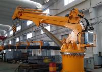 China OUCO 4T 30M Telescopic Pedestal Crane High Durability Offshore Deck Crane 90KW AC440V for sale