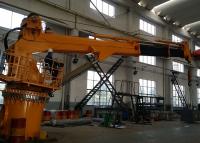 China OUCO 4T 30M Telescopic Pedestal Crane High Durability Offshore Deck Crane 90KW AC440V for sale