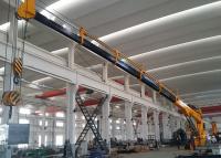 China Tailor Made Marine Deck Crane 10T 25M Hydraulic Telescopic Boom for Vessels for sale
