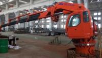 China 6T Marine Folding Knuckle Boom Crane 12m Radius Hydraulic Manual Control for sale