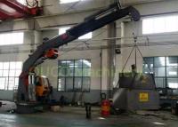China 6T Marine Folding Knuckle Boom Crane 12m Radius Hydraulic Manual Control for sale