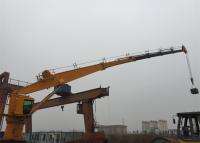 China Offshore Pedestal Crane 4t@30m 25t@10m Telescopic Boom Low Power Consumption for sale